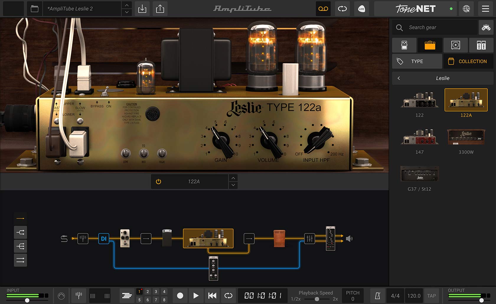 AmpliTube Leslie