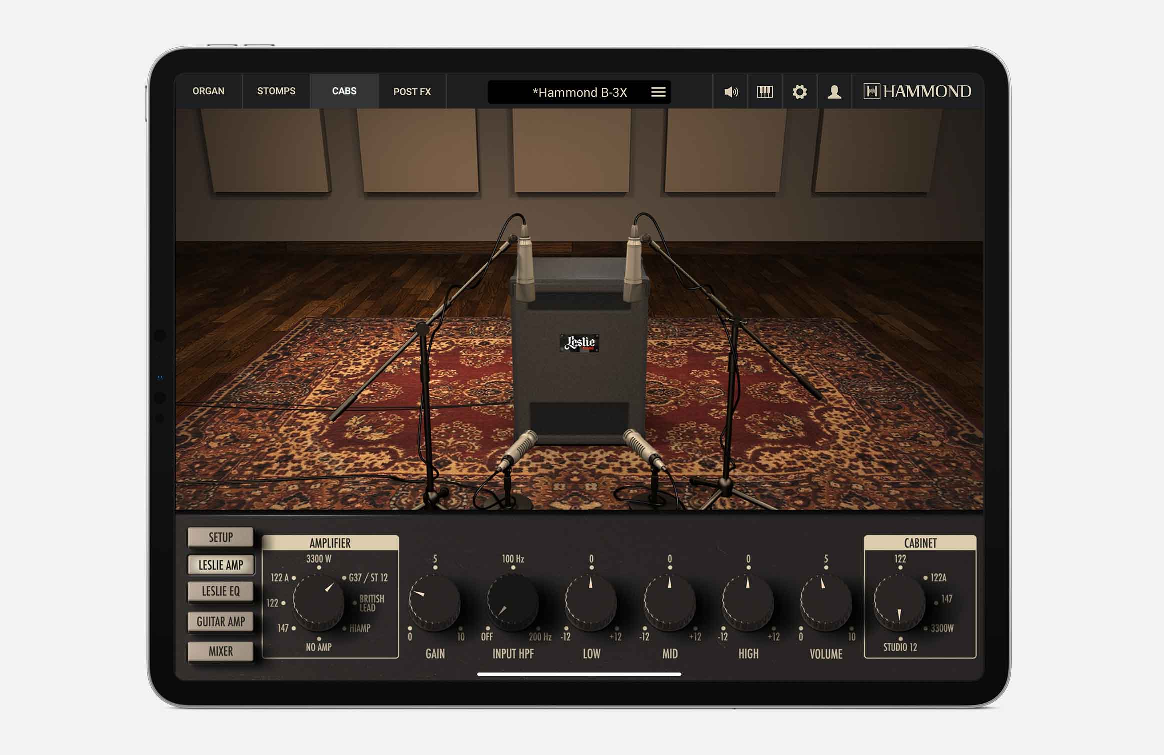 Hammond B-3X for iPad