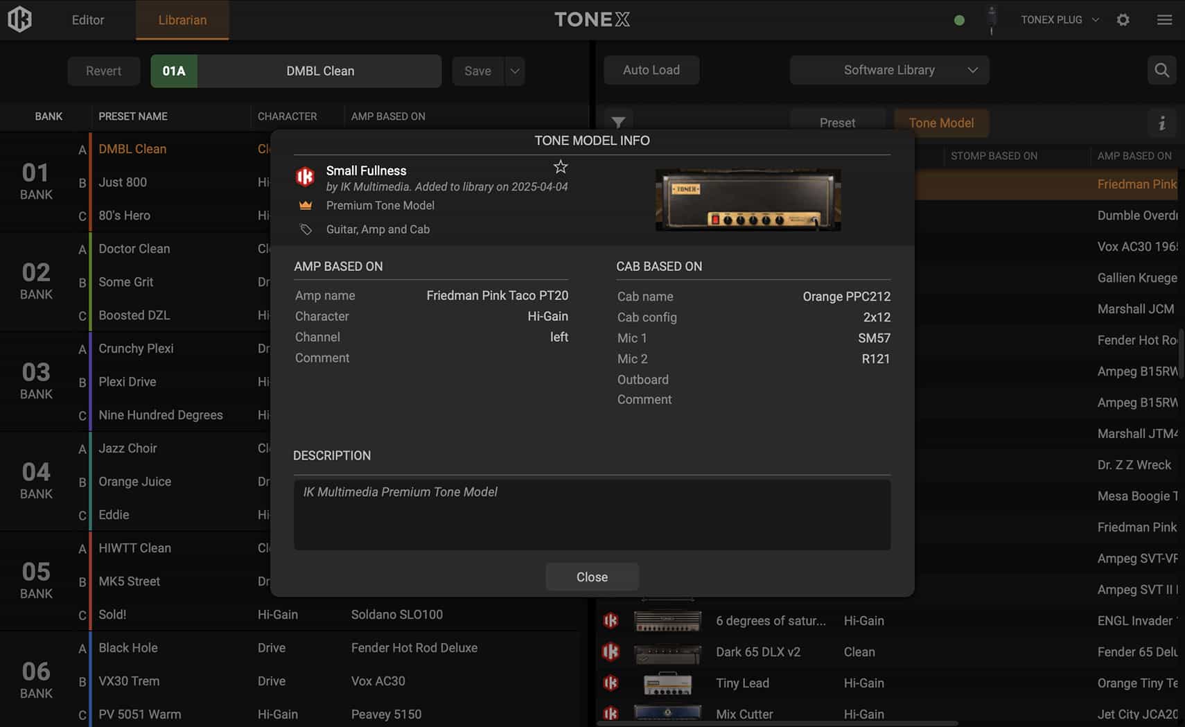 TONEX Plug