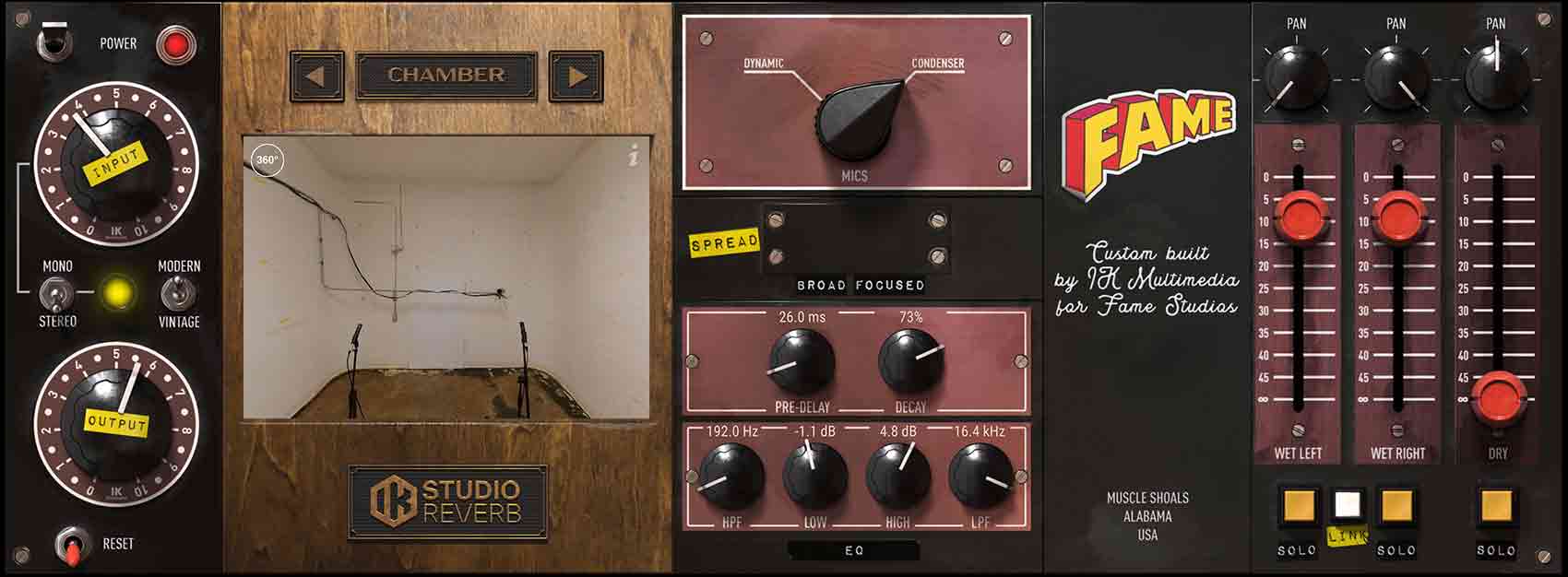 T-RackS FAME Studio Reverb - Advanced reverb suite from the historic ...