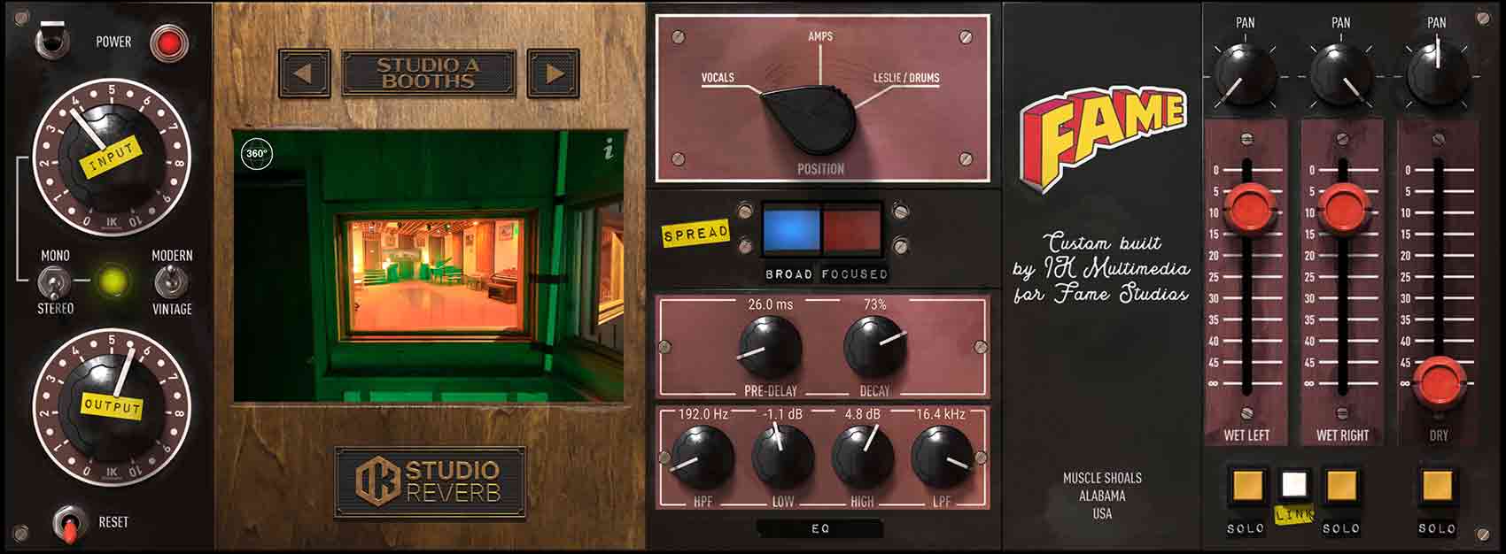 T-RackS FAME Studio Reverb - Advanced reverb suite from the historic ...
