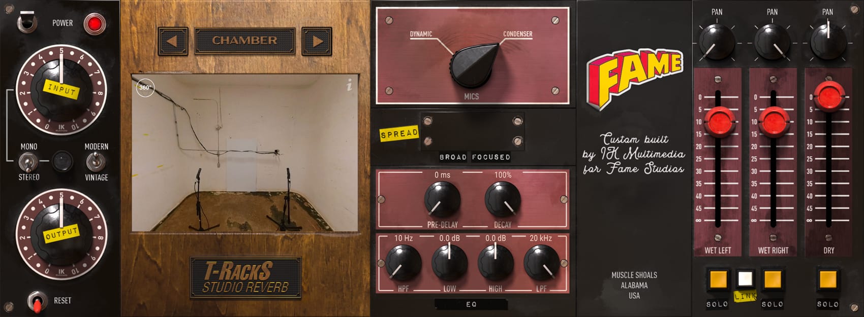 T-RackS FAME Studio Reverb - Advanced reverb suite from the historic ...