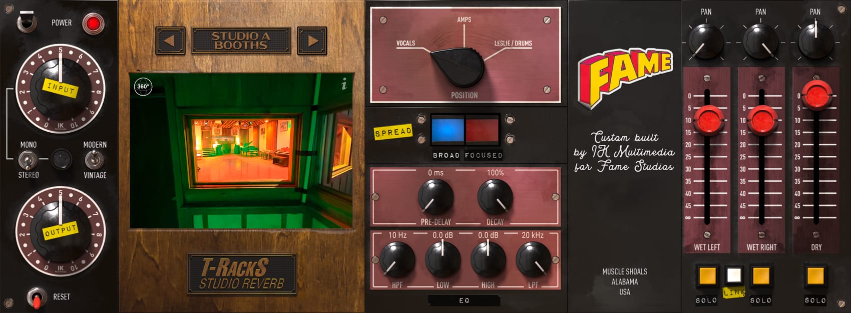 T-RackS FAME Studio Reverb - Advanced reverb suite from the historic ...