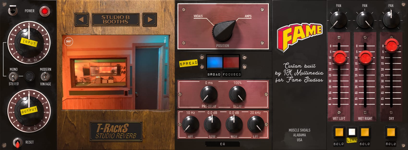 T-RackS FAME Studio Reverb - Advanced reverb suite from the historic ...