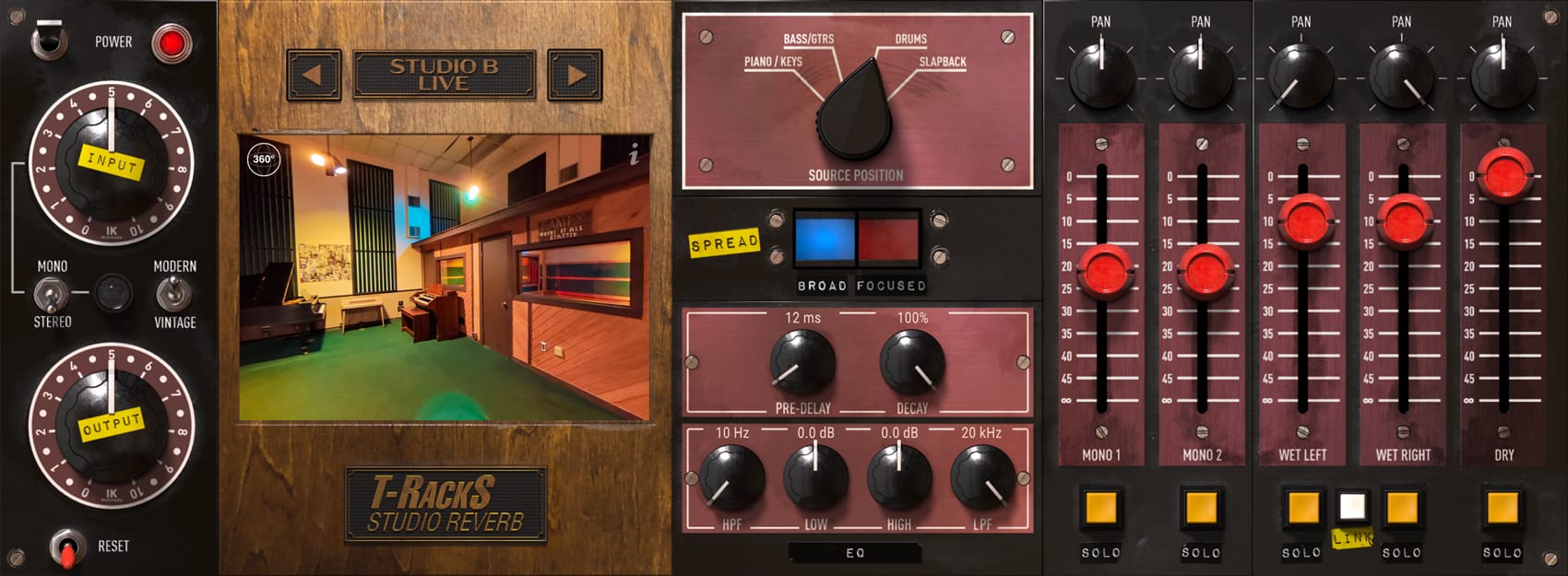 T-RackS FAME Studio Reverb - Advanced reverb suite from the historic ...