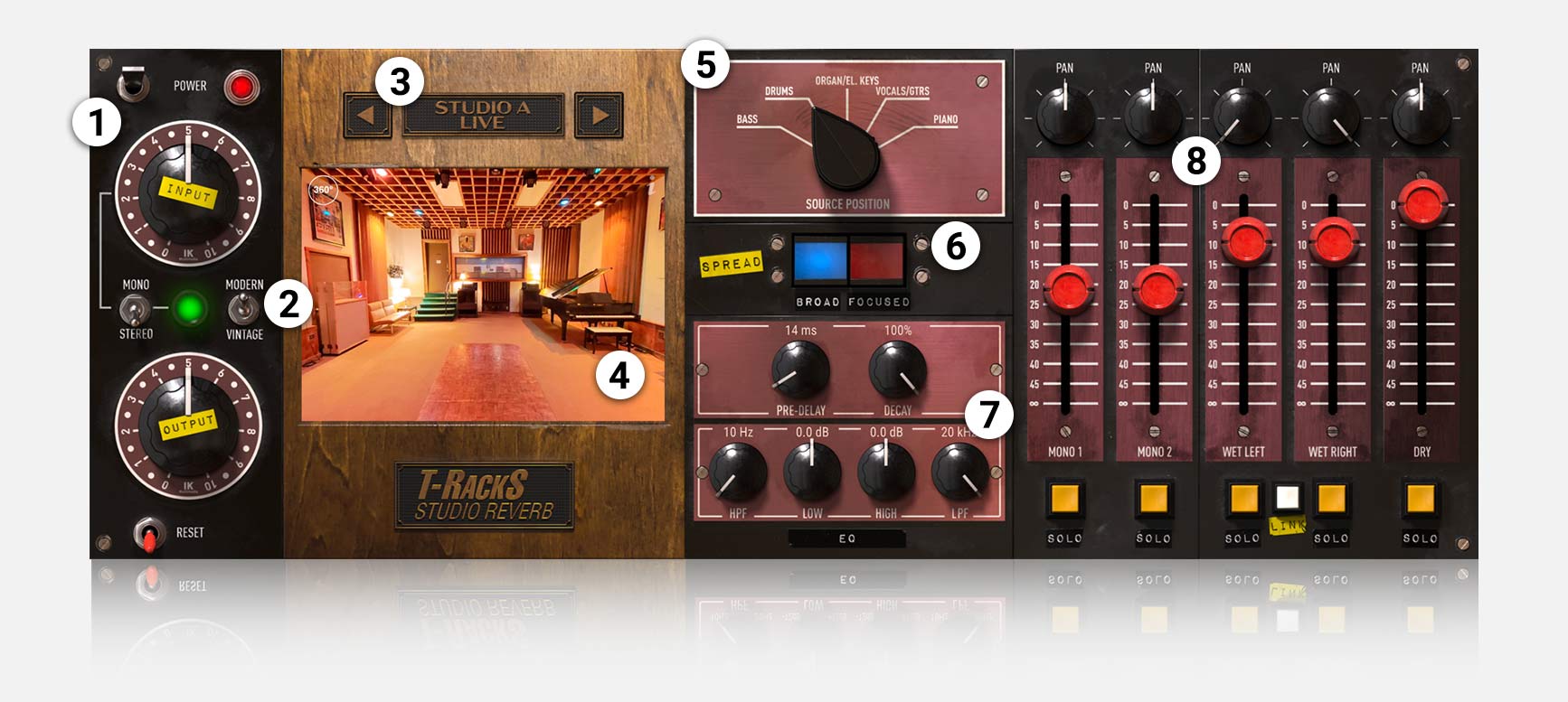 T-RackS FAME Studio Reverb - Advanced reverb suite from the historic ...